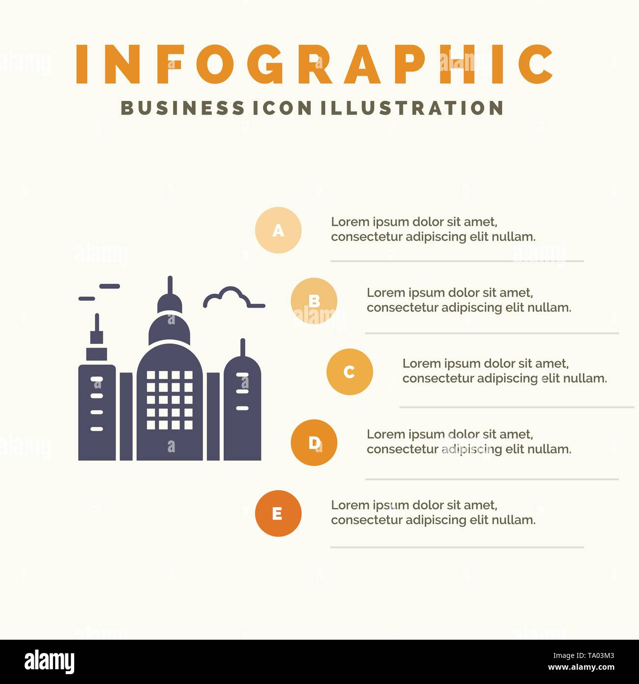 Old building steps exterior Stock Vector Images - Alamy