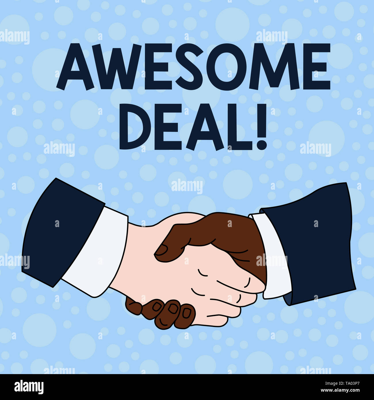 Handwriting text writing Awesome Deal. Conceptual photo A large but ...