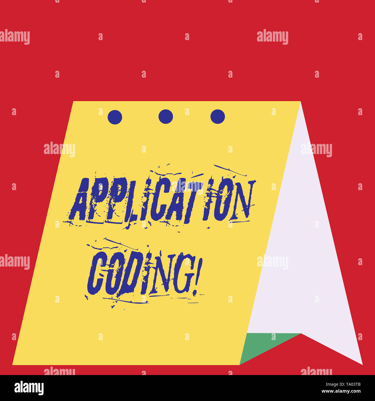 Writing Note Showing Application Coding Business Concept For Process By Which A Mobile App Is