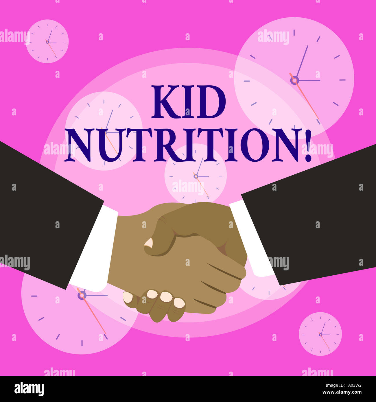 Conceptual hand writing showing Kid Nutrition. Concept meaning A ...