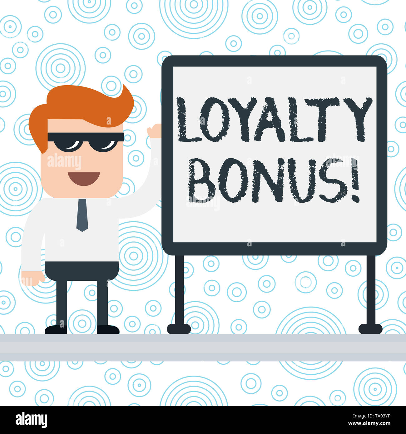 Writing note showing Loyalty Bonus. Business concept for reward such as ...