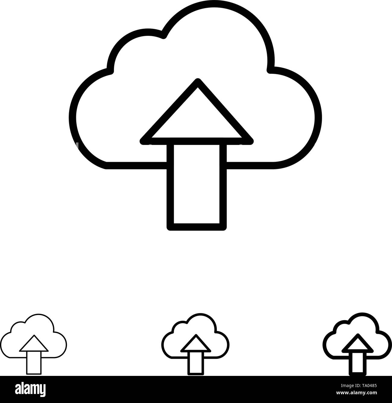 Cloud glossy icon set Stock Vector Images - Alamy