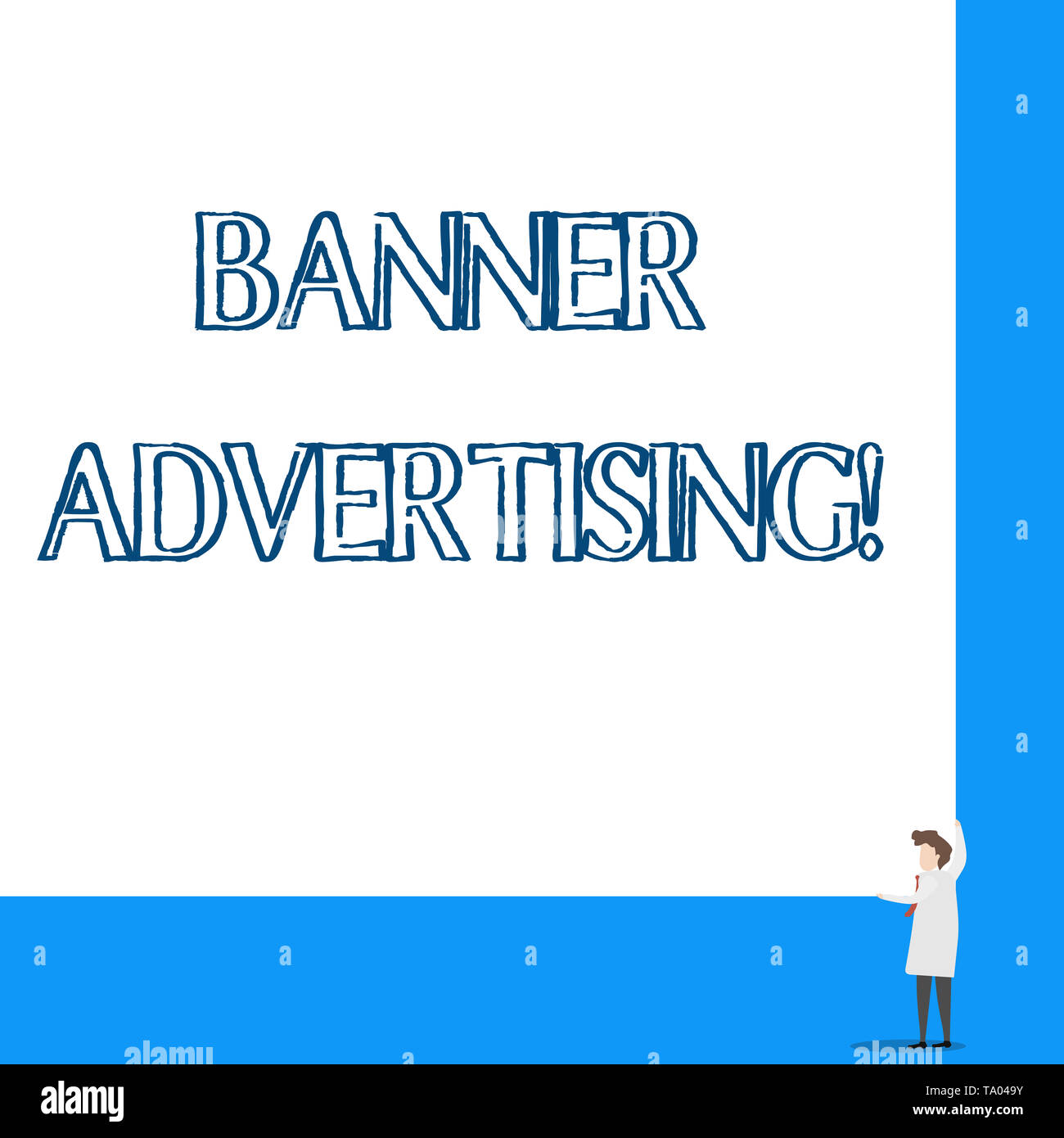 Conceptual hand writing showing Banner Advertising. Concept meaning ...
