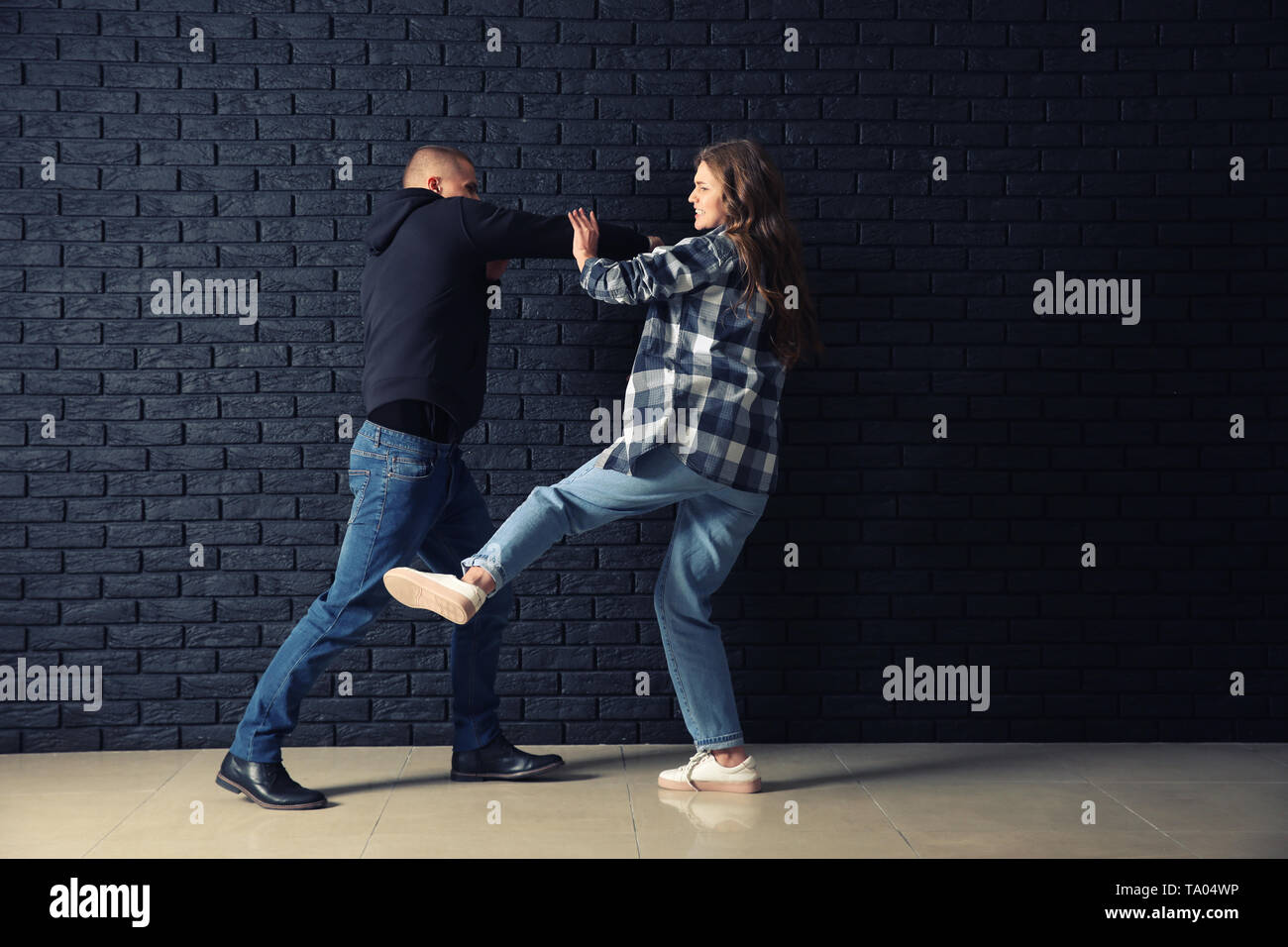 Protection from harm woman concept hi-res stock photography and images ...