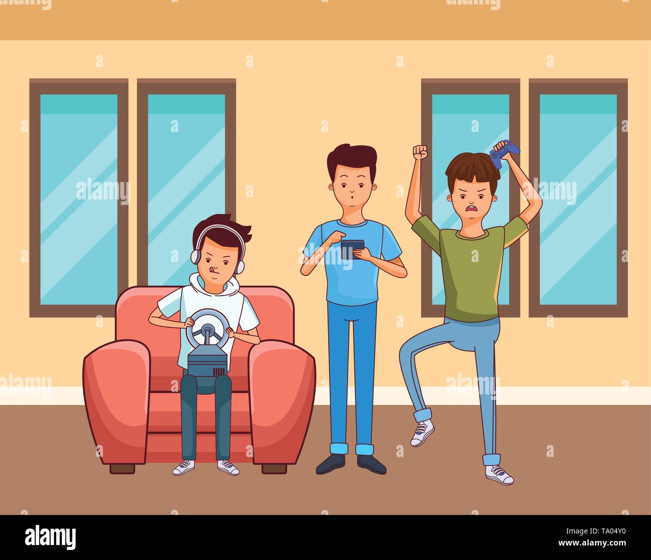 Windows gaming Stock Vector Images - Alamy