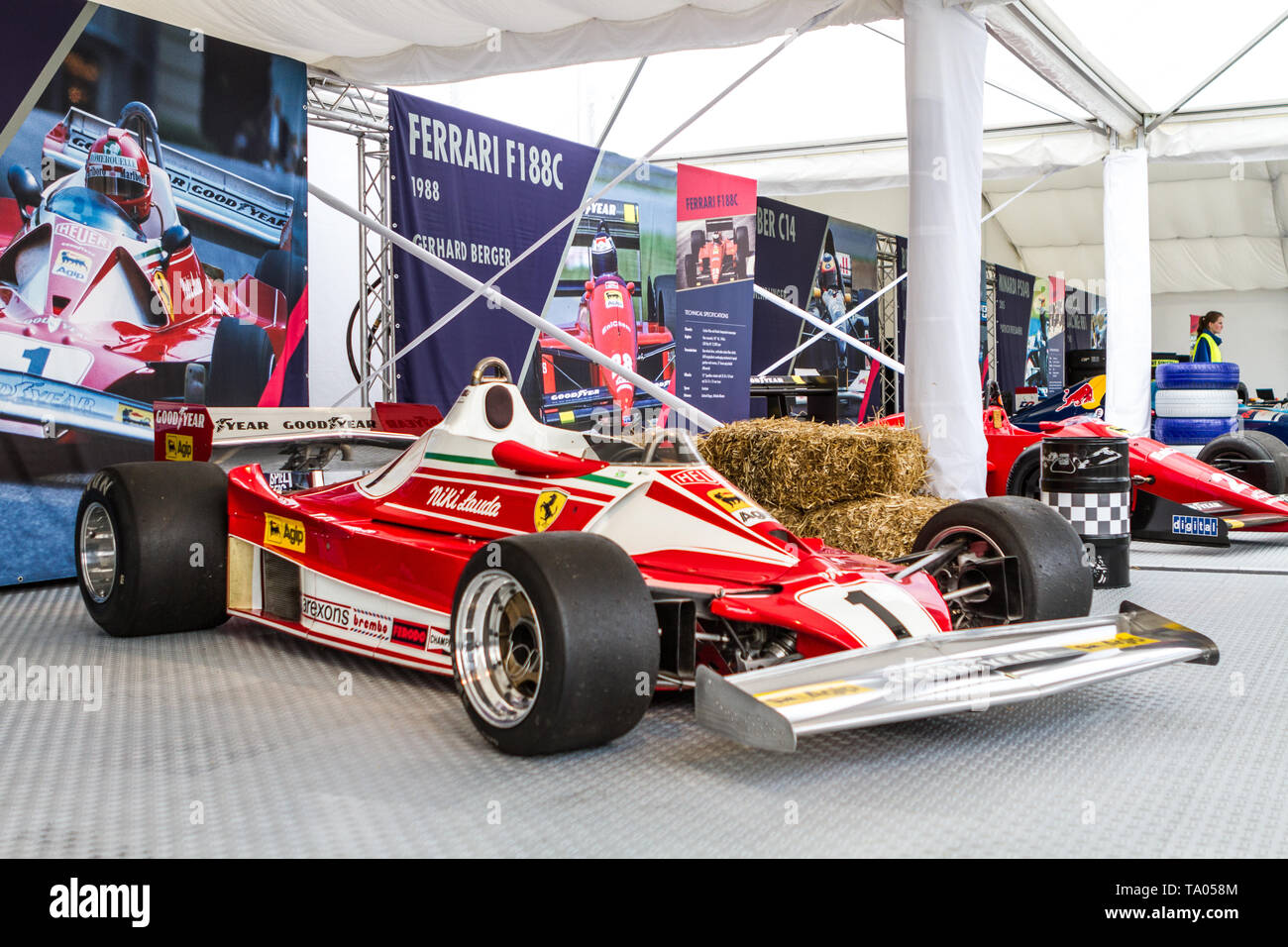 Spielberg, Austria, 2014 – Legendary formula one car bolid, Nikis Lauda ...