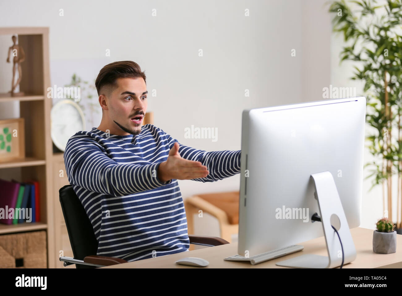 Young man after losing hi-res stock photography and images - Alamy