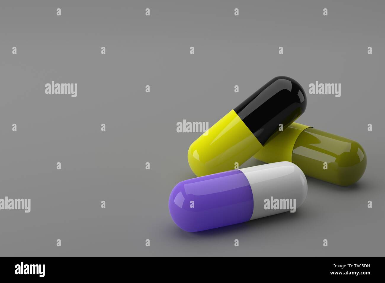 Pile of capsules purple hi-res stock photography and images - Alamy