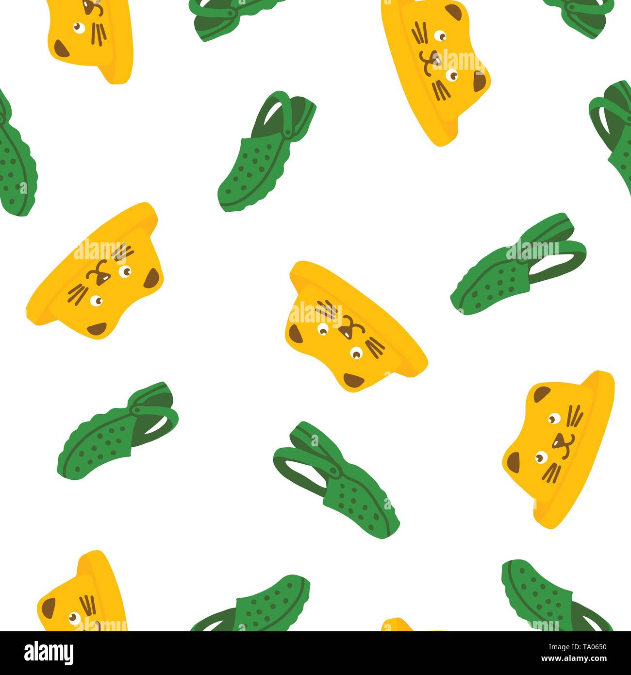 Colorful crocs Stock Vector Images - Alamy