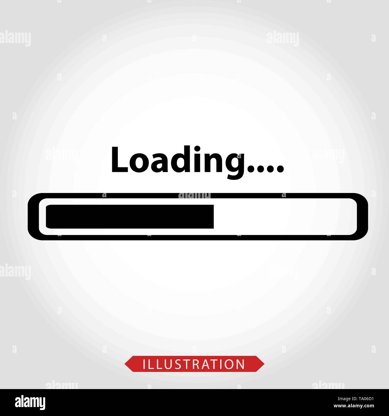 Loading vector icon. Loading style sign for mobile concept and web ...