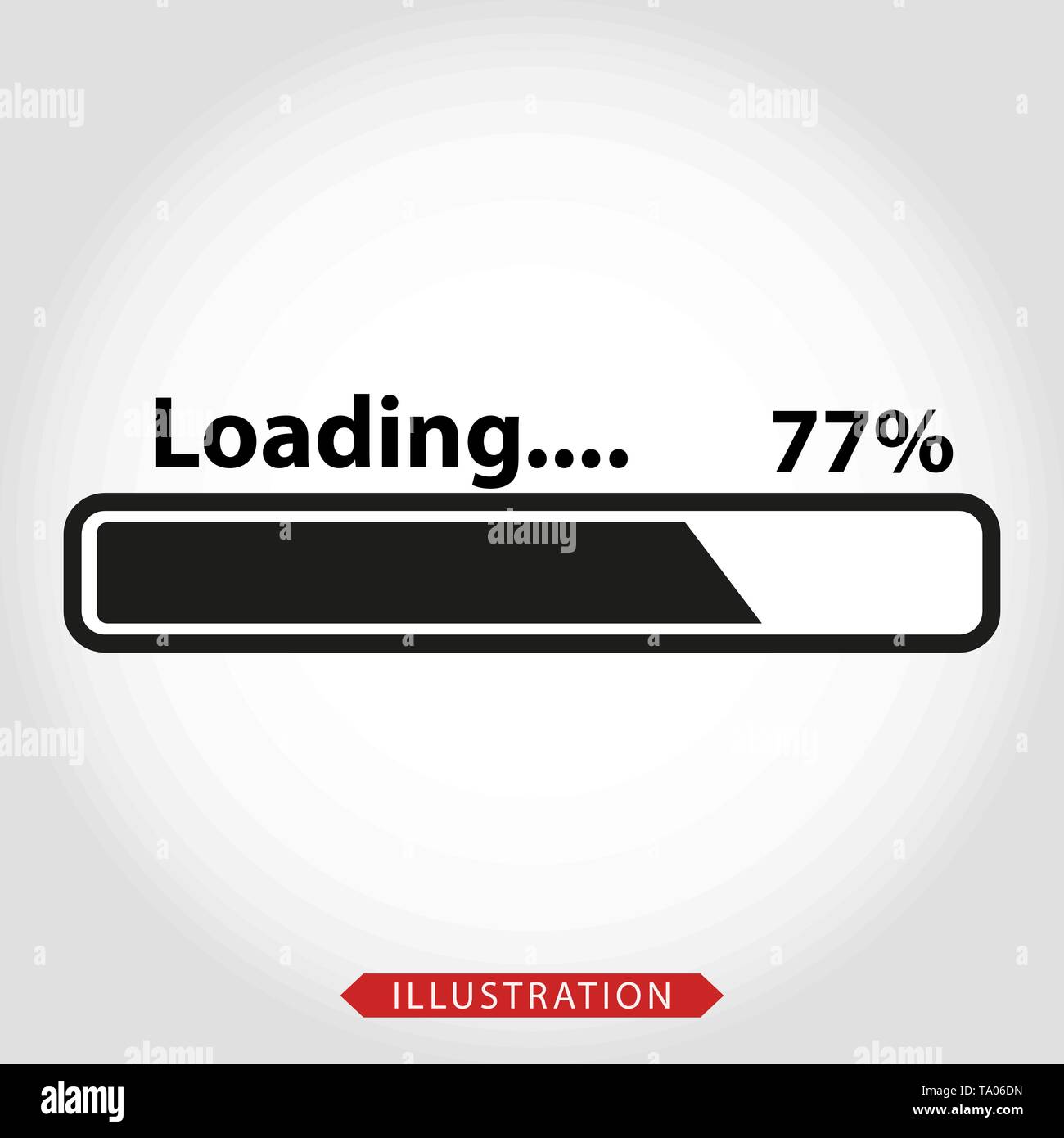 Loading vector icon. Loading style sign for mobile concept and web ...