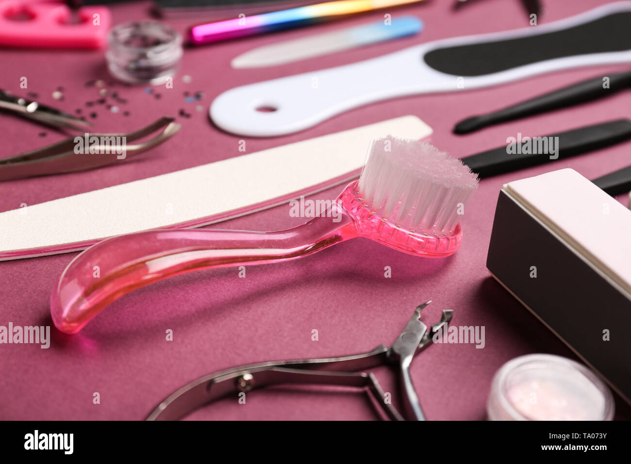 Pedicure tools hi-res stock photography and images - Alamy