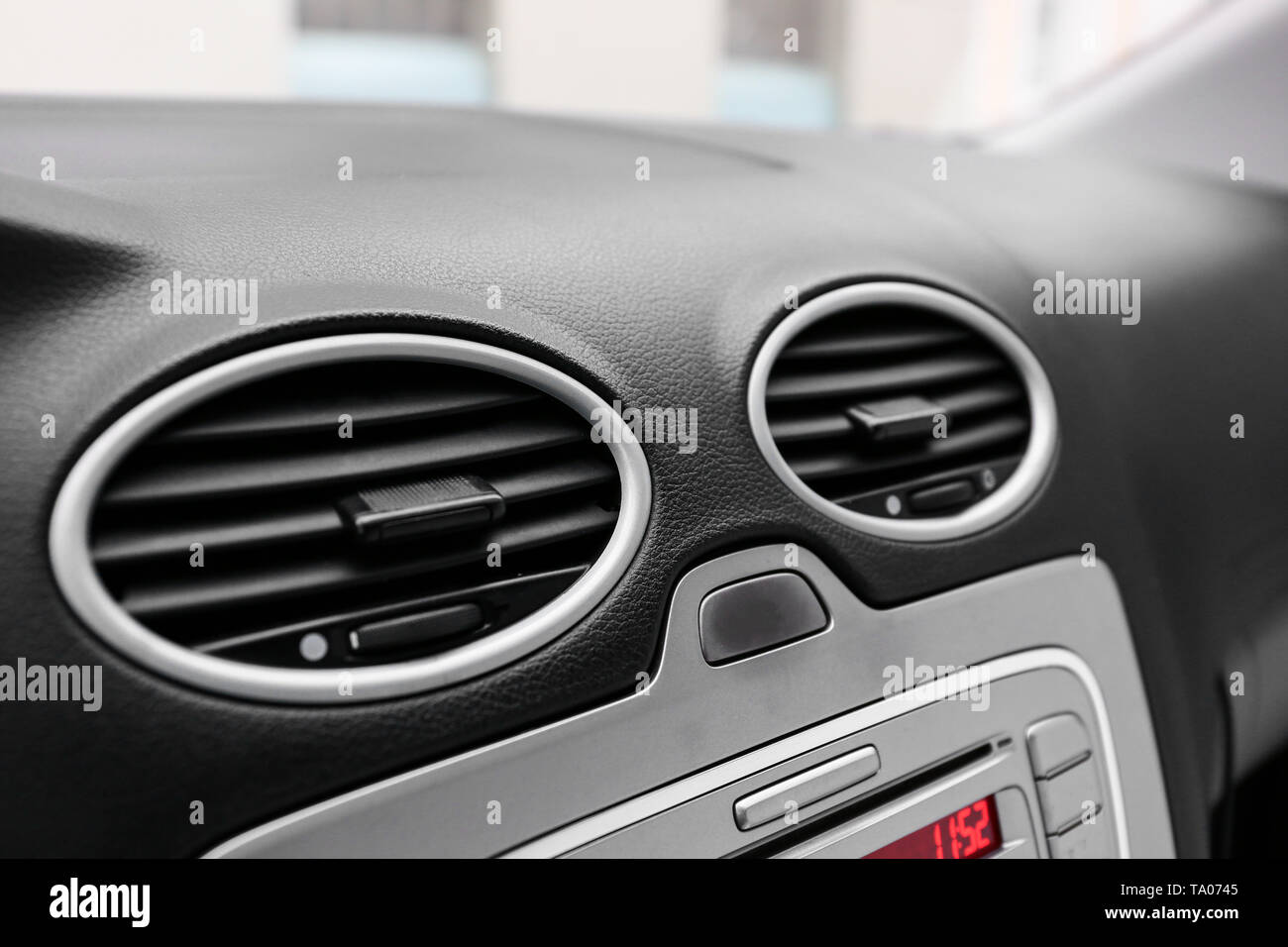 Air conditioner system in modern car, closeup Stock Photo - Alamy