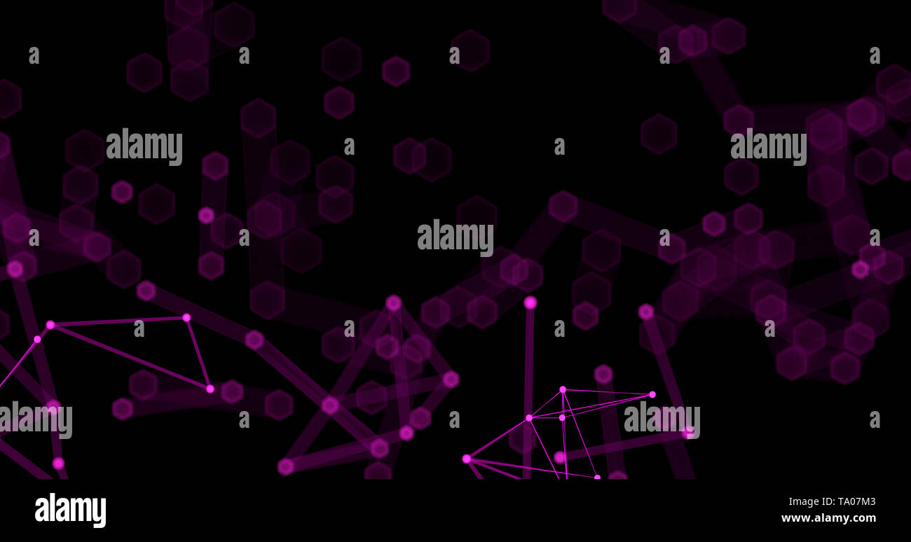 Abstract futuristic light wallpaper background design. Science dark ...