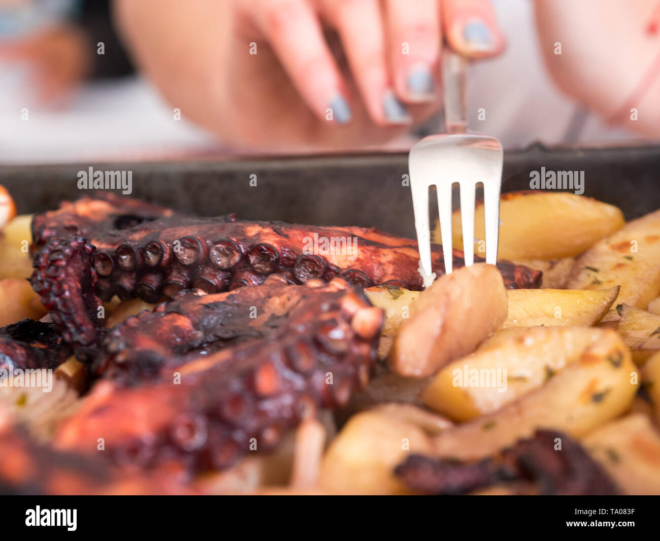 Octopus Swallows Woman