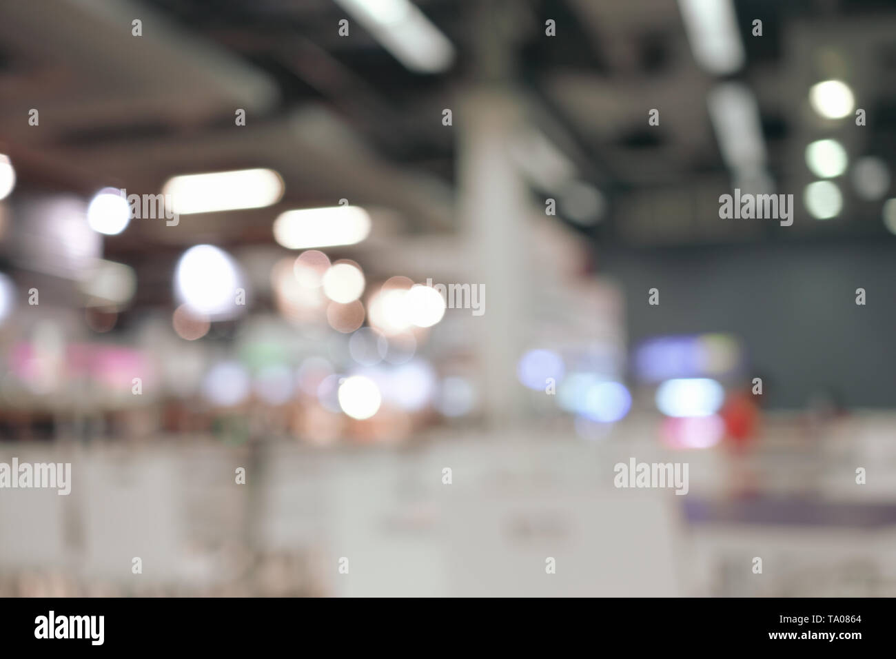 Abstract blurred indoor background Stock Photo - Alamy