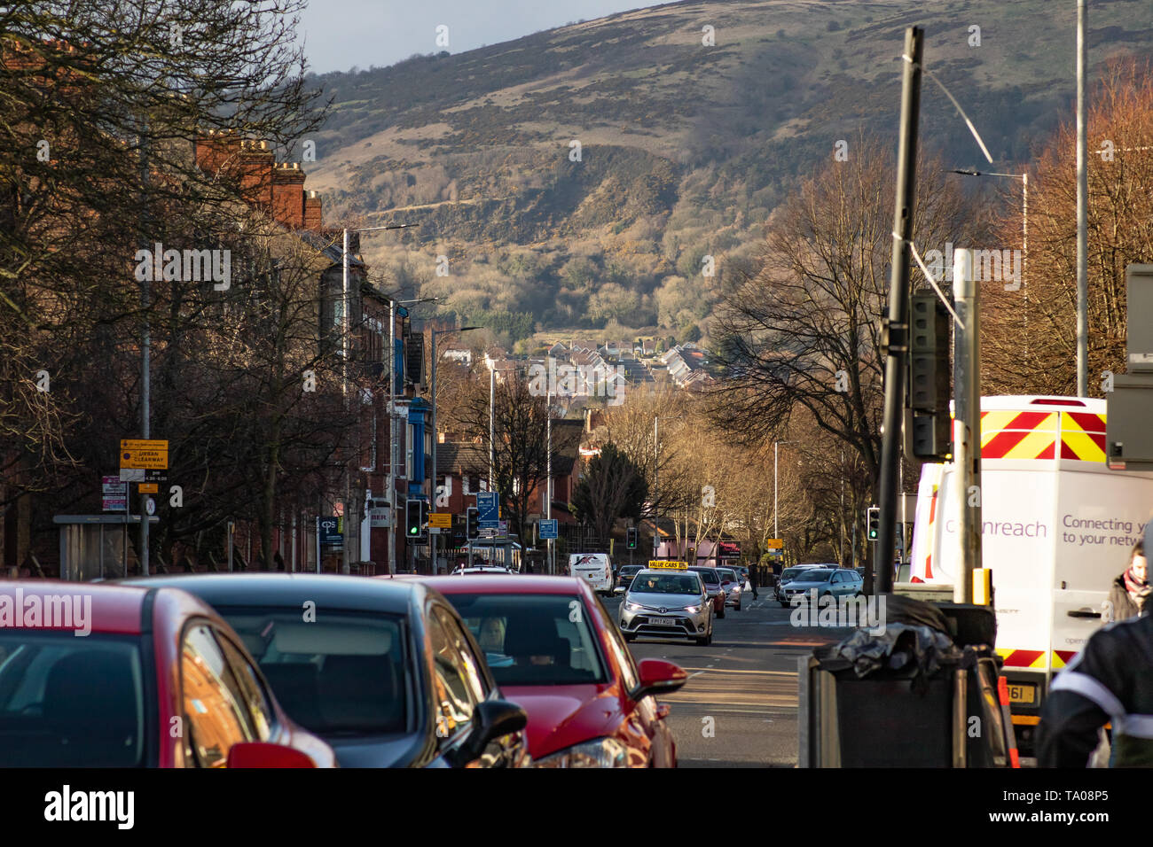 Central Antrim Road in Belfast Stock Photo - Alamy