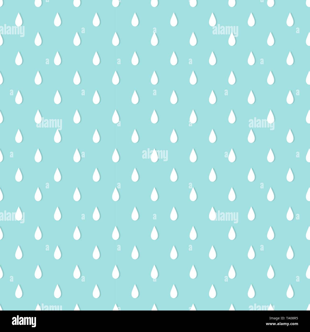 Rain seamless background pattern. Vector illustration Stock Vector ...
