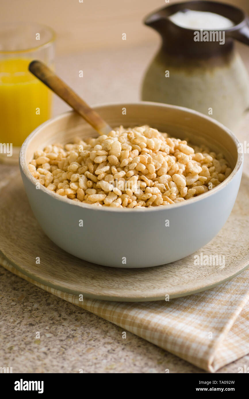 Puffed rice cereal hi-res stock photography and images - Alamy