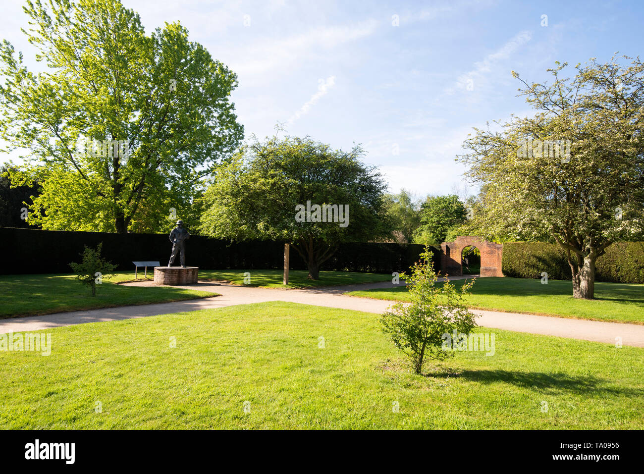 Gardens at Rufford Abbey in Nottinghamshire, England UK Stock Photo - Alamy