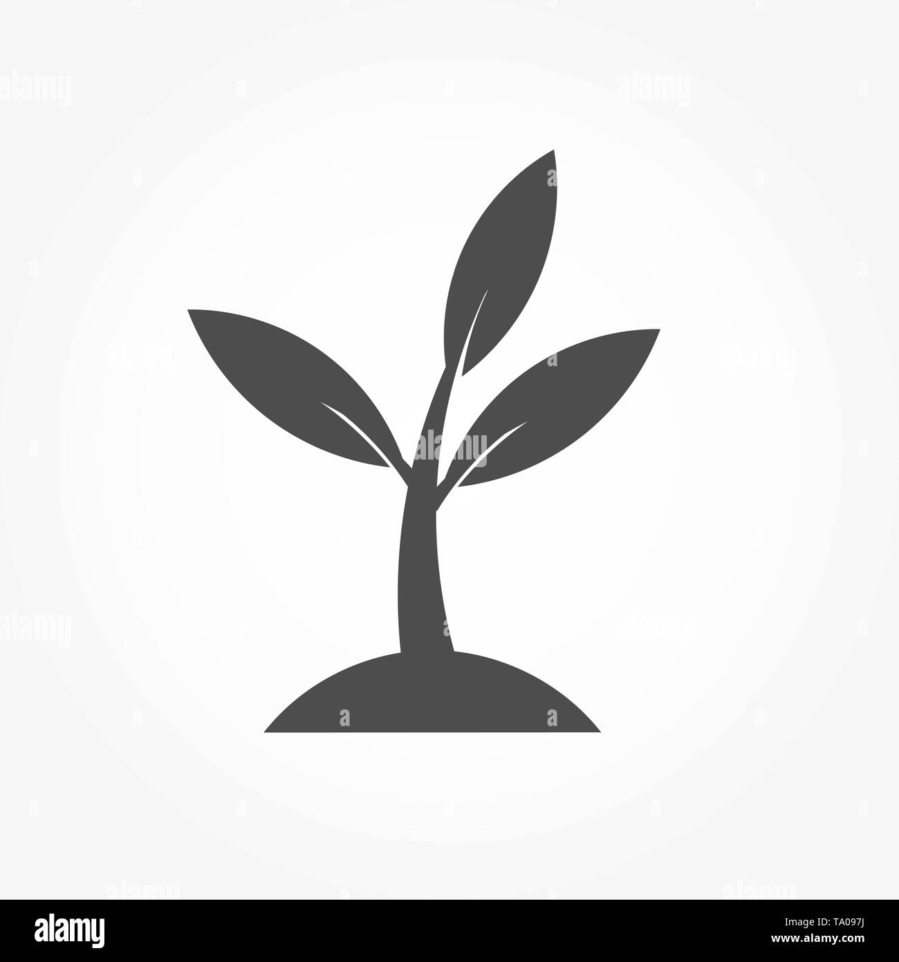 Little plant icon. Vector illustration Stock Vector Image & Art - Alamy