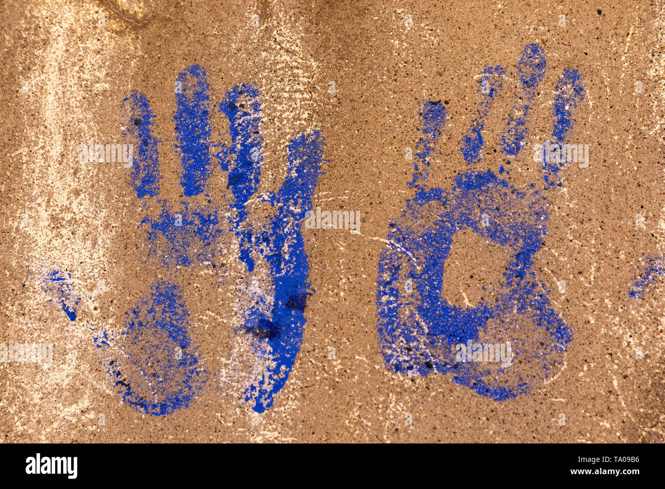 Handprint handprints hi-res stock photography and images - Alamy