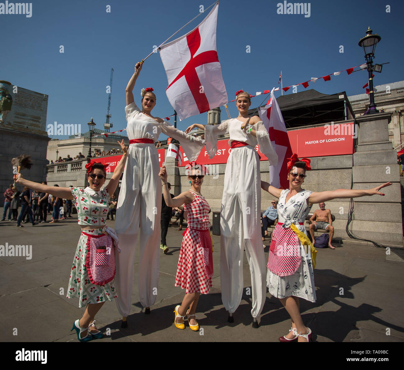 Feast of St. George festival Trafalgar Square, a day of festivities to ...