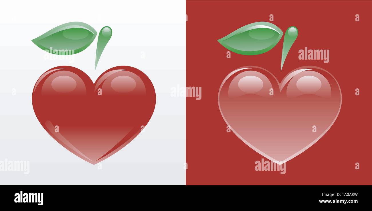 Apple shaped Stock Vector Images - Alamy