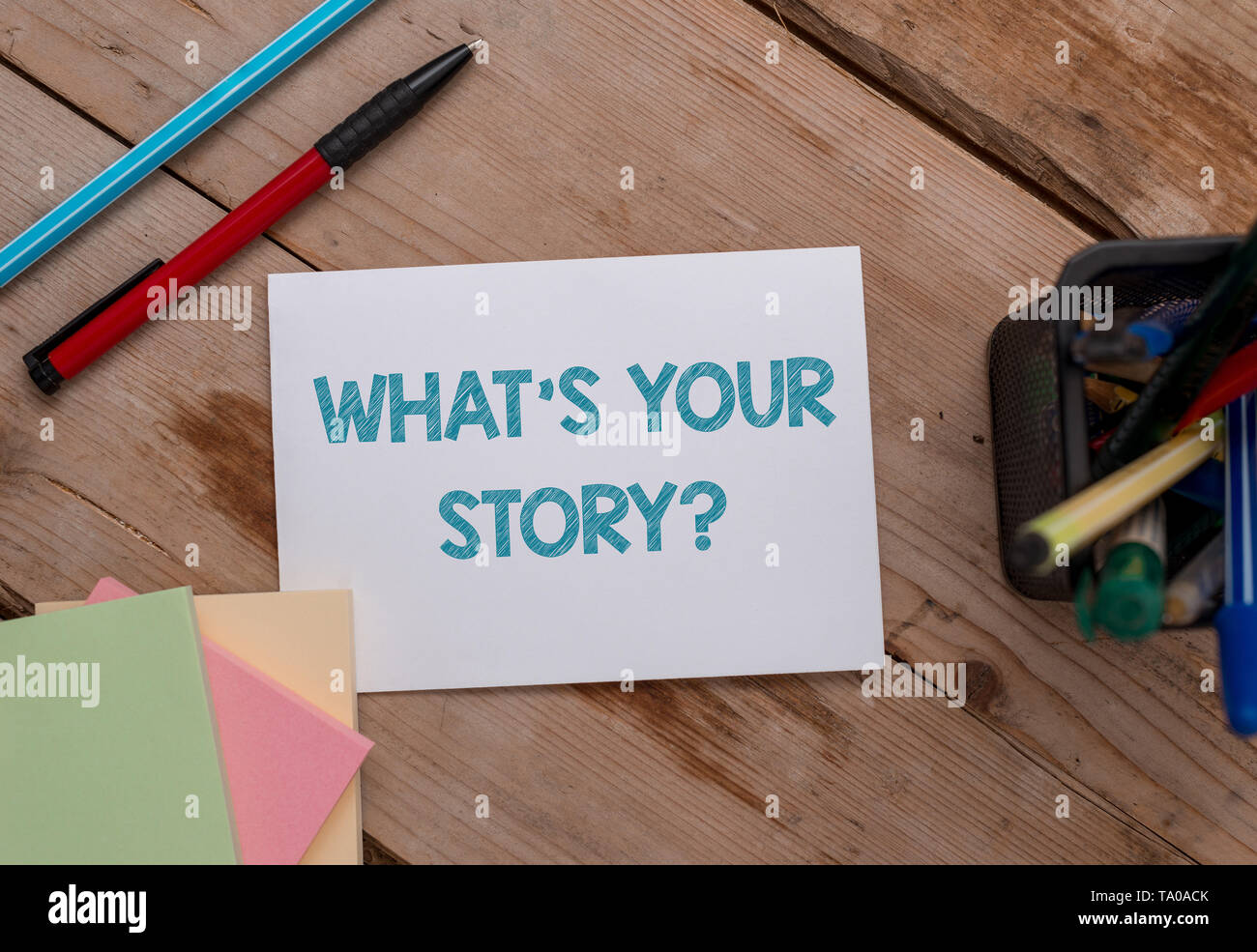 Conceptual Hand Writing Showing What S Your Story Question Concept Meaning Asking Demonstrating