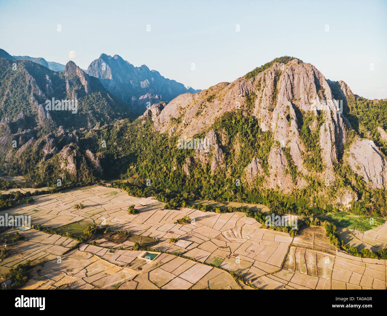Nature image of Vang Vieng. a famous Landscape in Vang Vieng, Vientiane ...