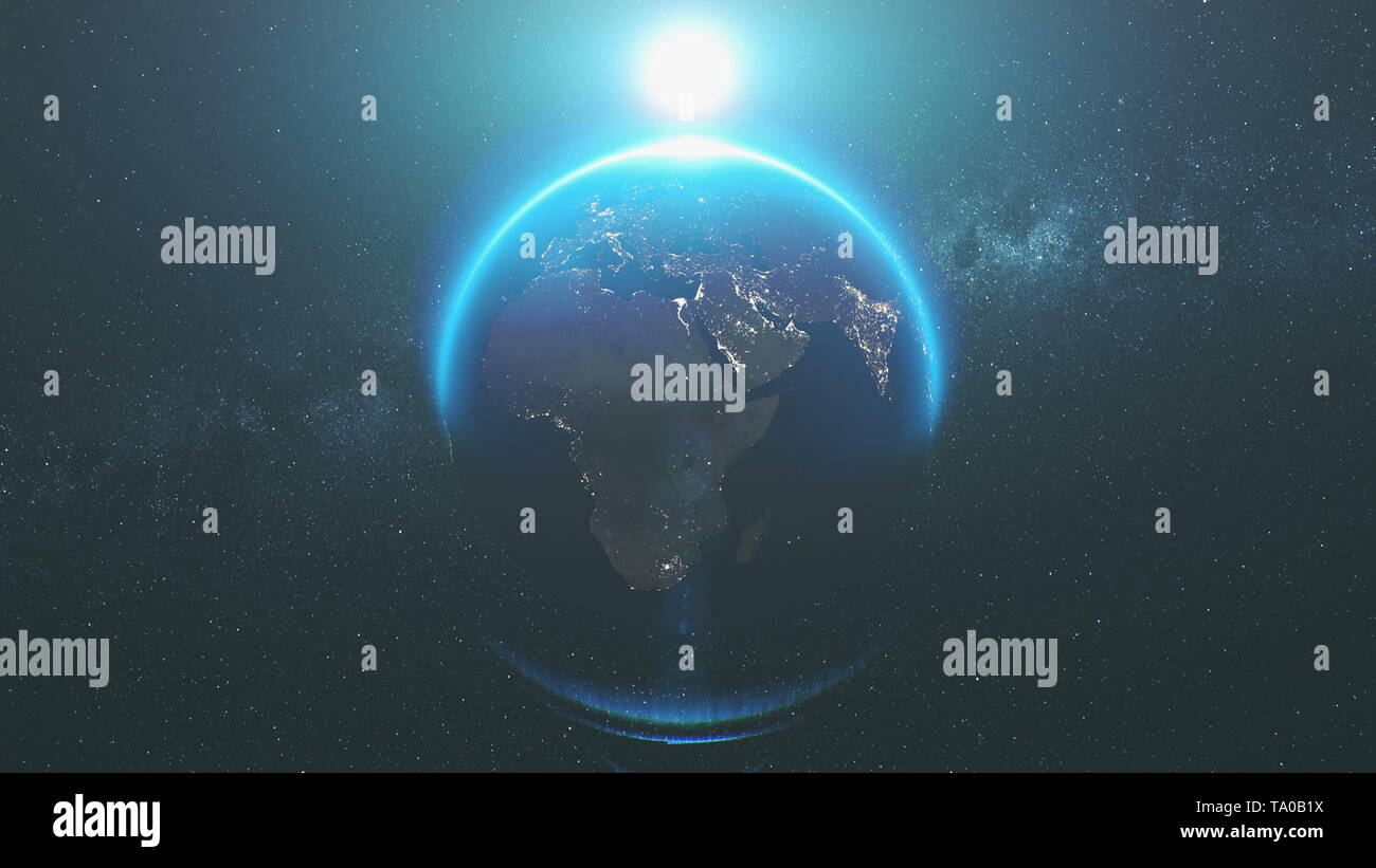 Earth rotation hi-res stock photography and images - Alamy