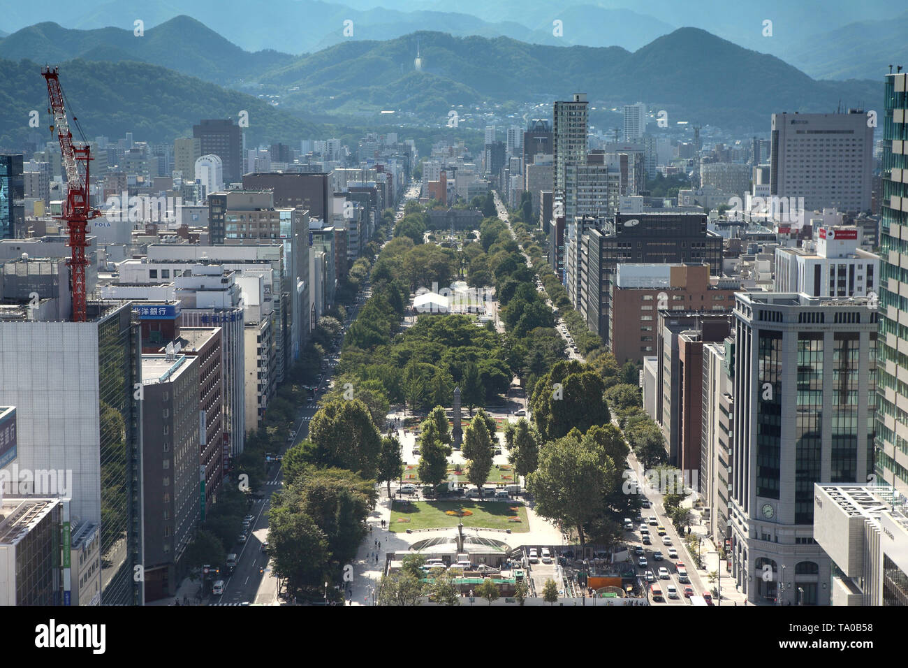 Sapporo japan city skyline hi-res stock photography and images - Alamy