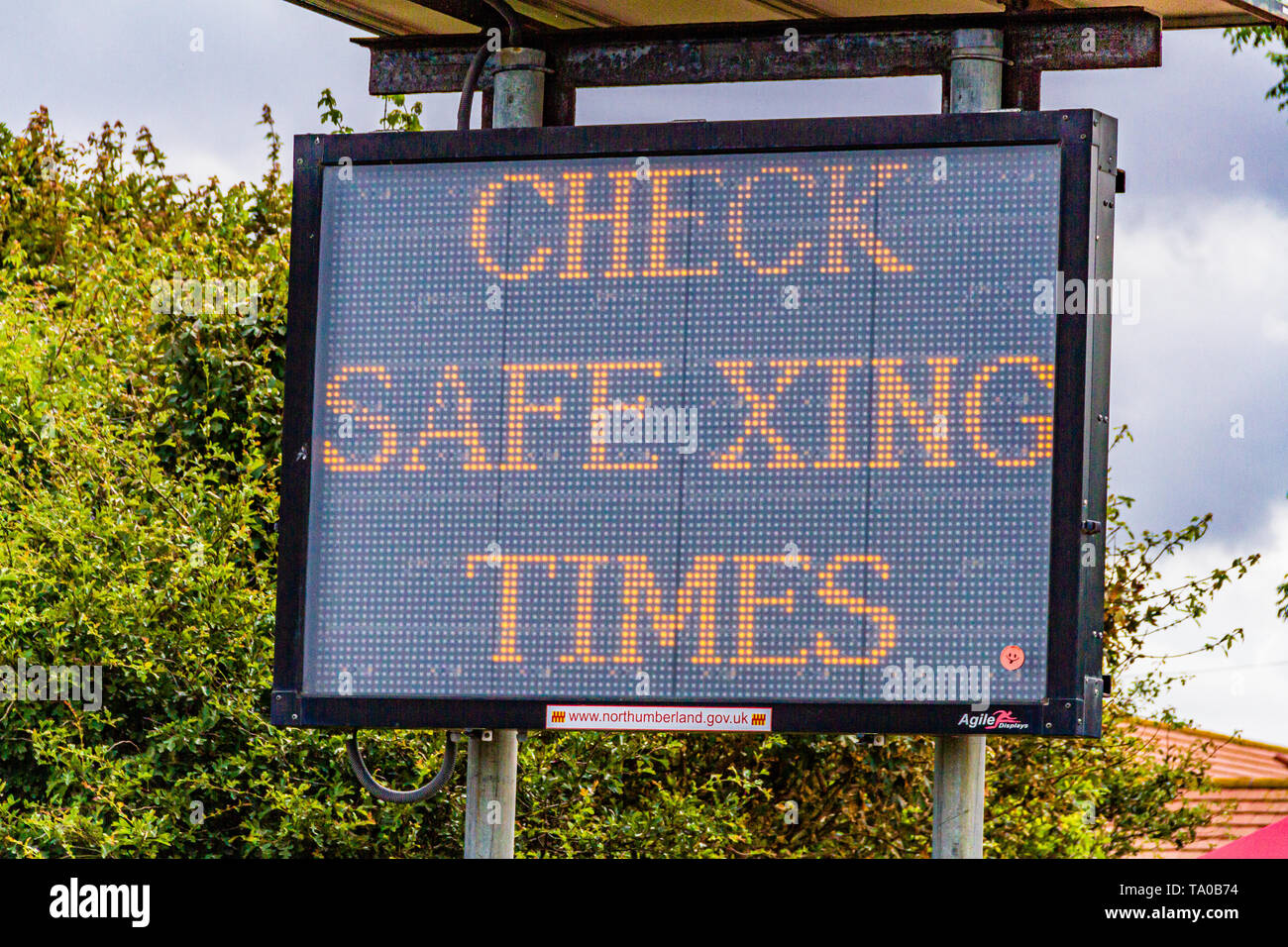 Sign causeway hi-res stock photography and images - Alamy