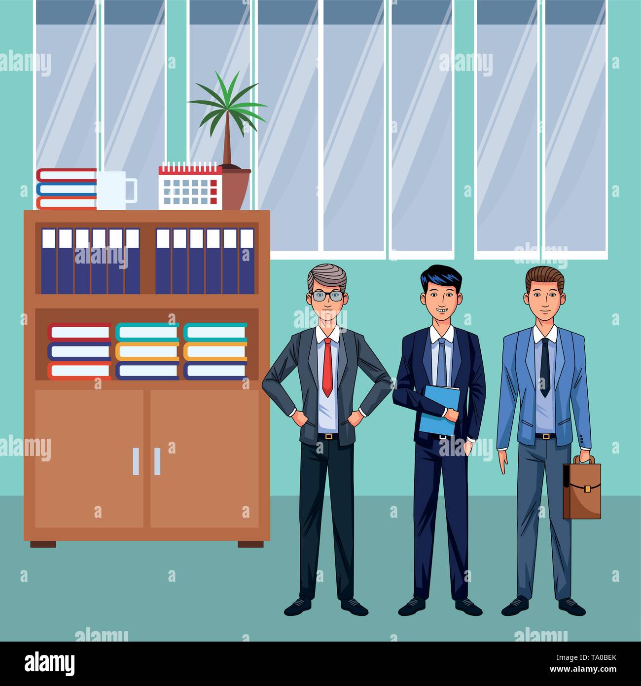 businessmen avatar cartoon character Stock Vector Image & Art - Alamy