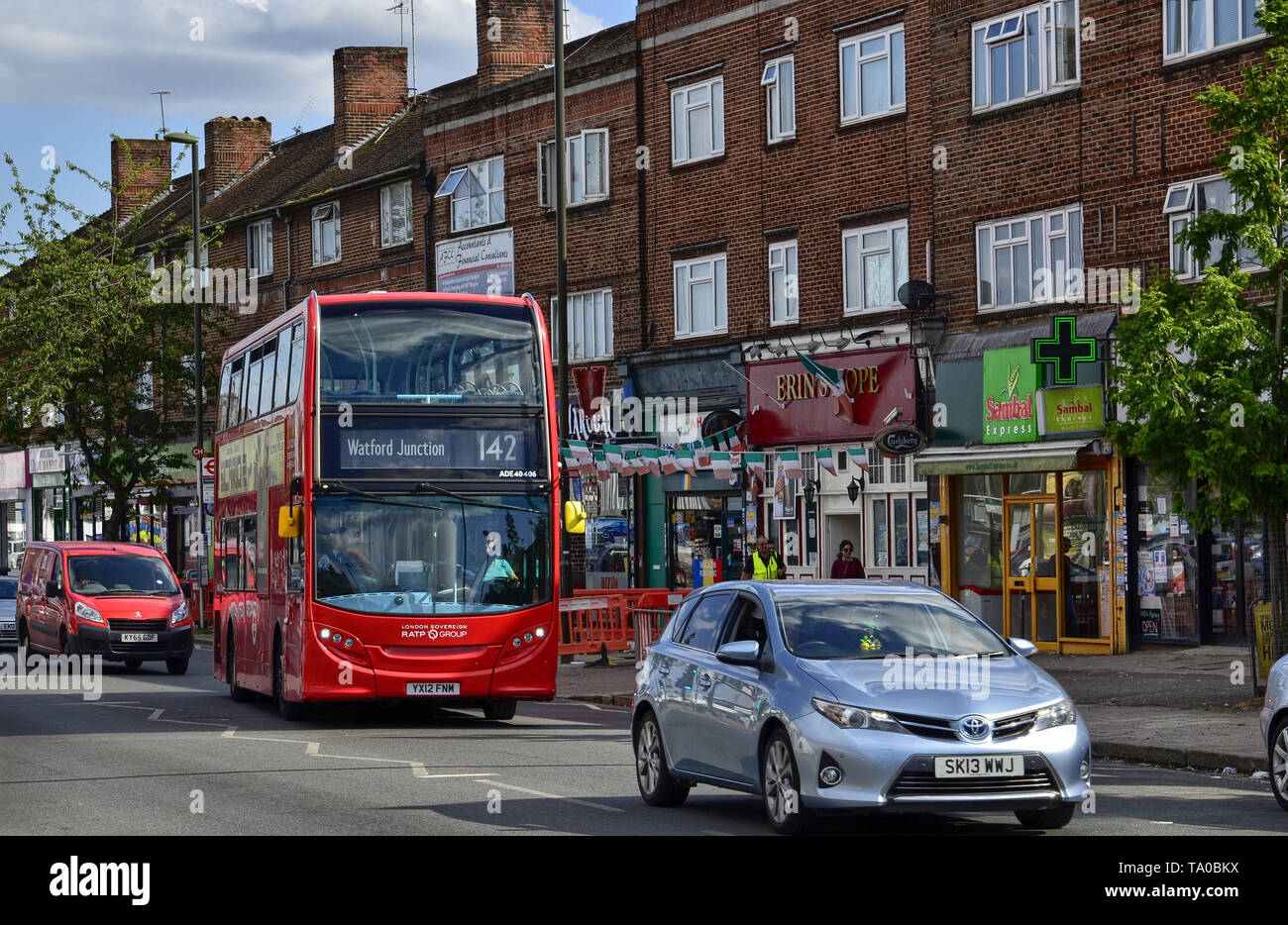 London, United Kingdom, June 14 2018. Also on the outskirts of London ...