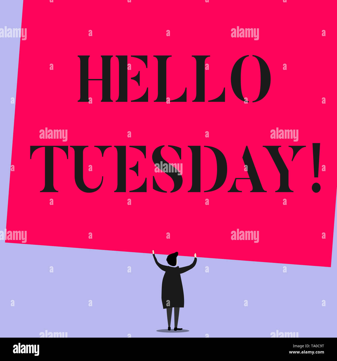 Word writing text Hello Tuesday. Business photo showcasing a greeting ...