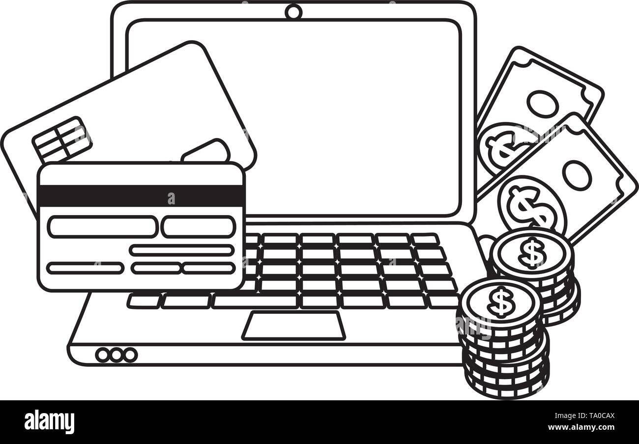 Laptop design, Store shopping online ecommerce media market and ...