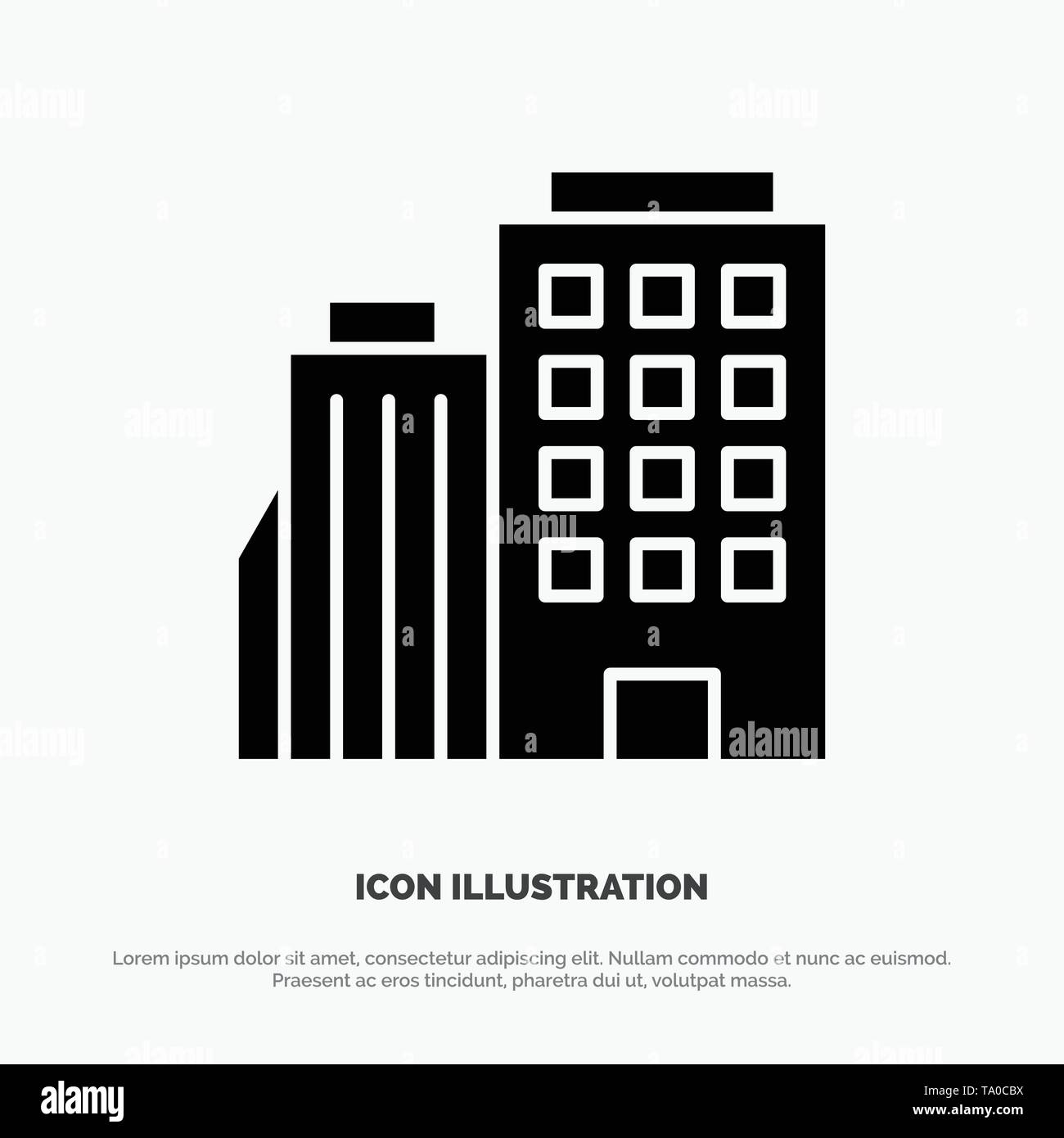 Black tower hotel Cut Out Stock Images & Pictures - Alamy