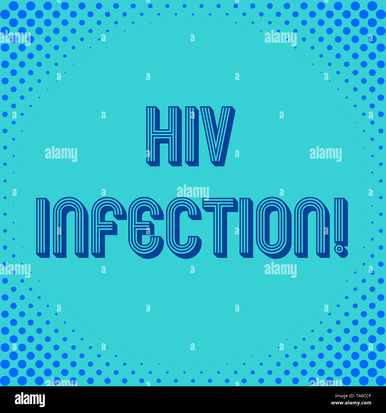 Handwriting text writing Hiv Infection. Conceptual photo sexually ...