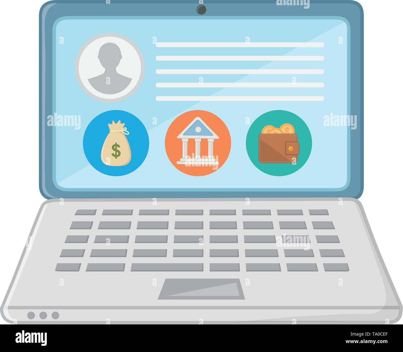 Laptop design, Store shopping online ecommerce media market and ...