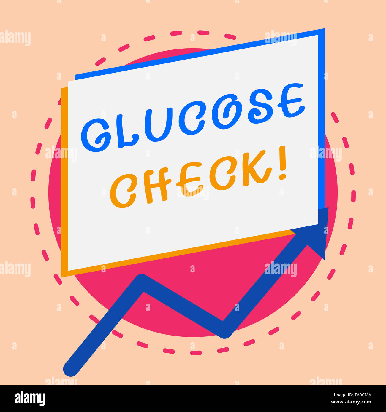 Text sign showing Glucose Check. Business photo showcasing procedure ...