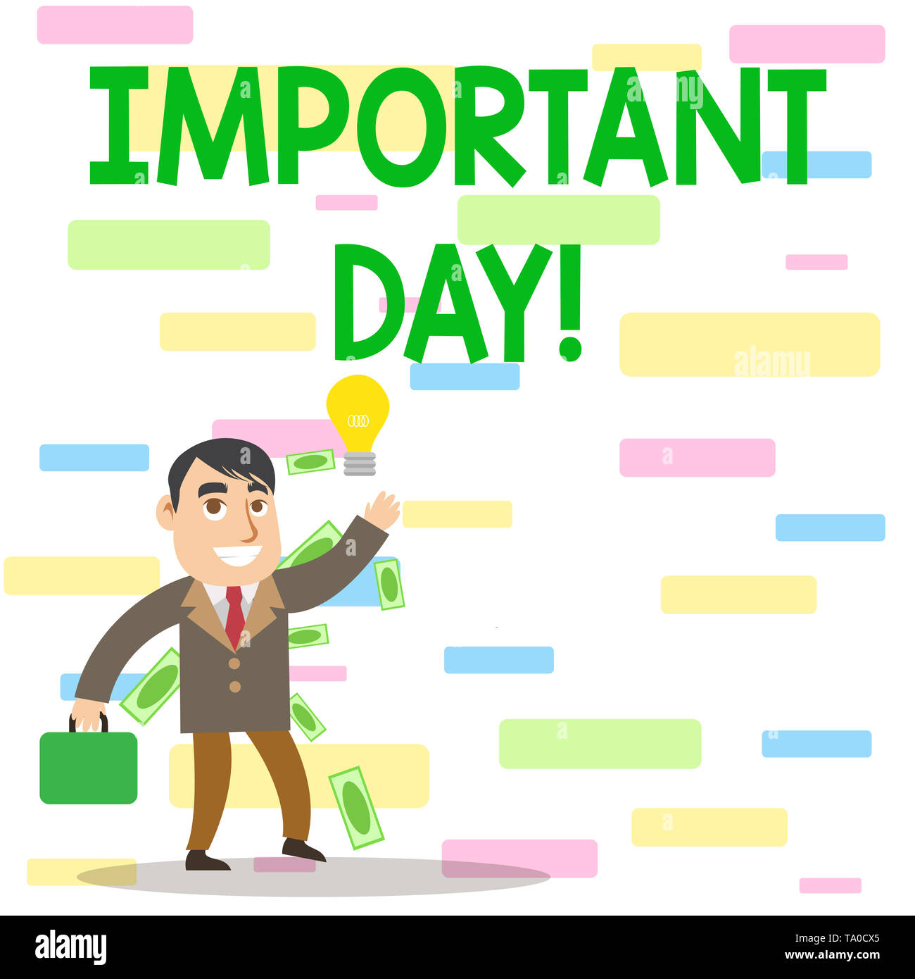 Writing note showing Important Day. Business concept for Better ...