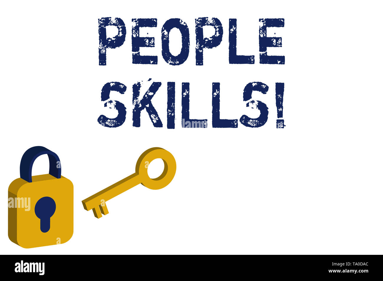Text sign showing People Skills. Business photo showcasing A set of ...