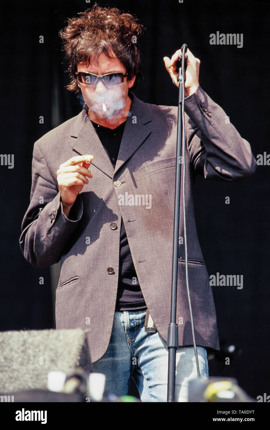Ian McCulloch and Echo & the Bunnymen performing at the Virgin V ...