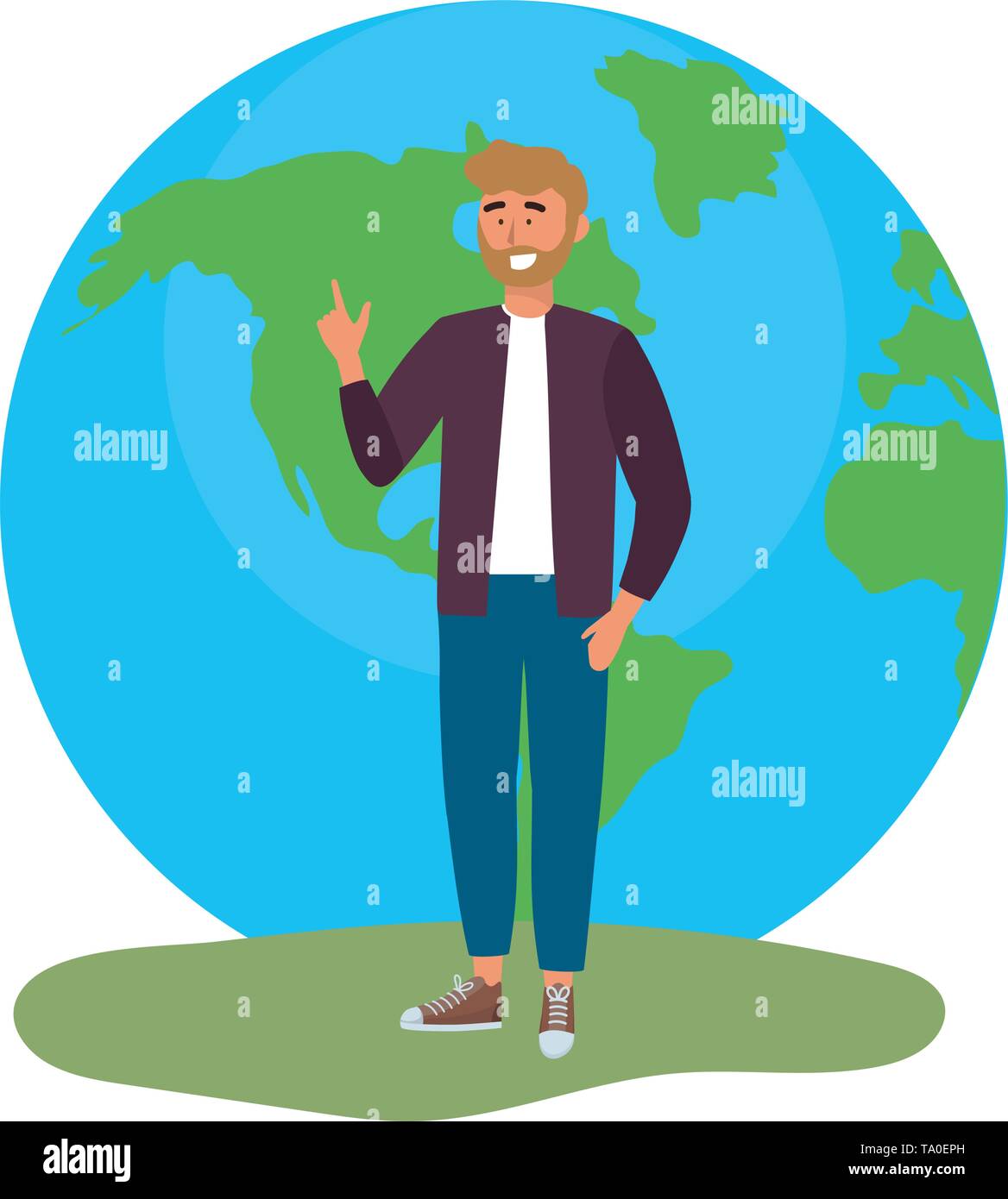 Avatar of a man design, Boy male person human and attractive theme ...