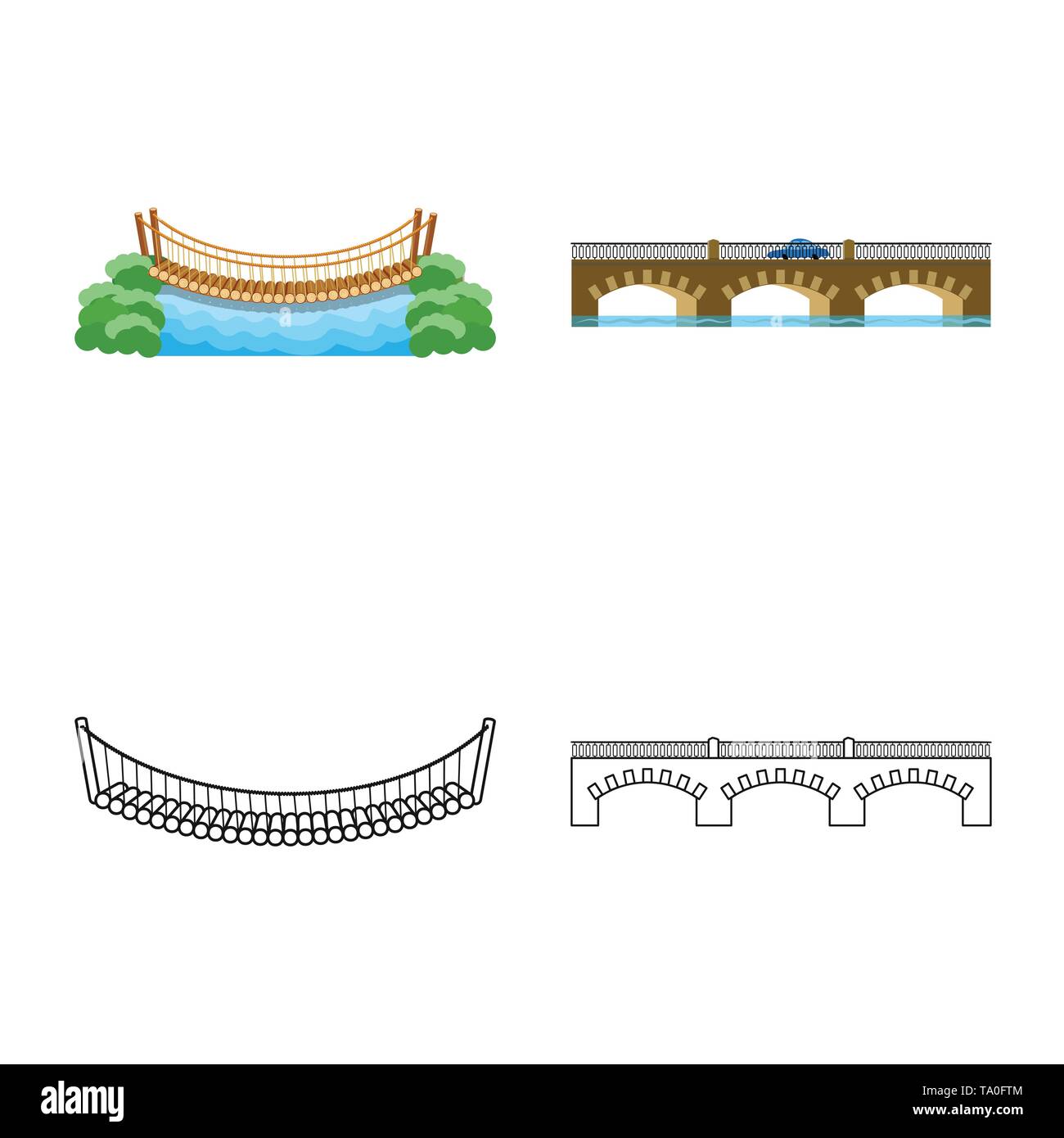 Isolated object of connection and design logo. Set of connection and side vector icon for stock ...