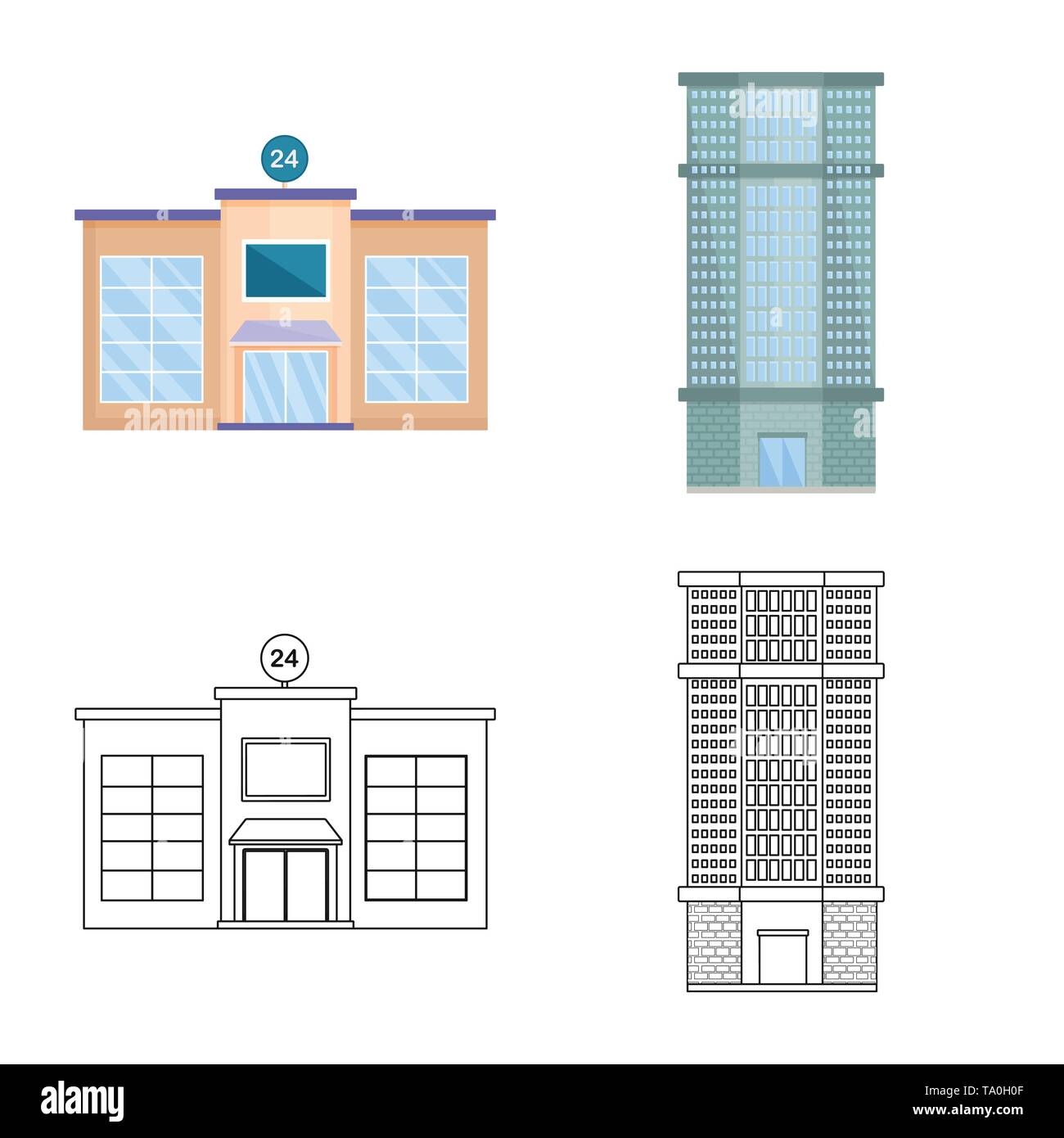 Bookshop exterior Stock Vector Images - Alamy