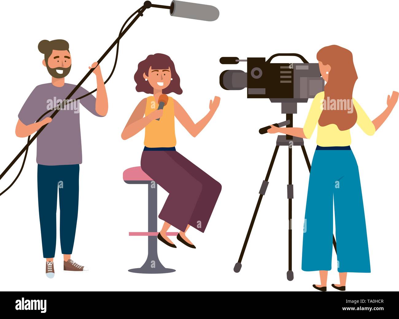 Broadcasting reportage design, News media communication journalism ...