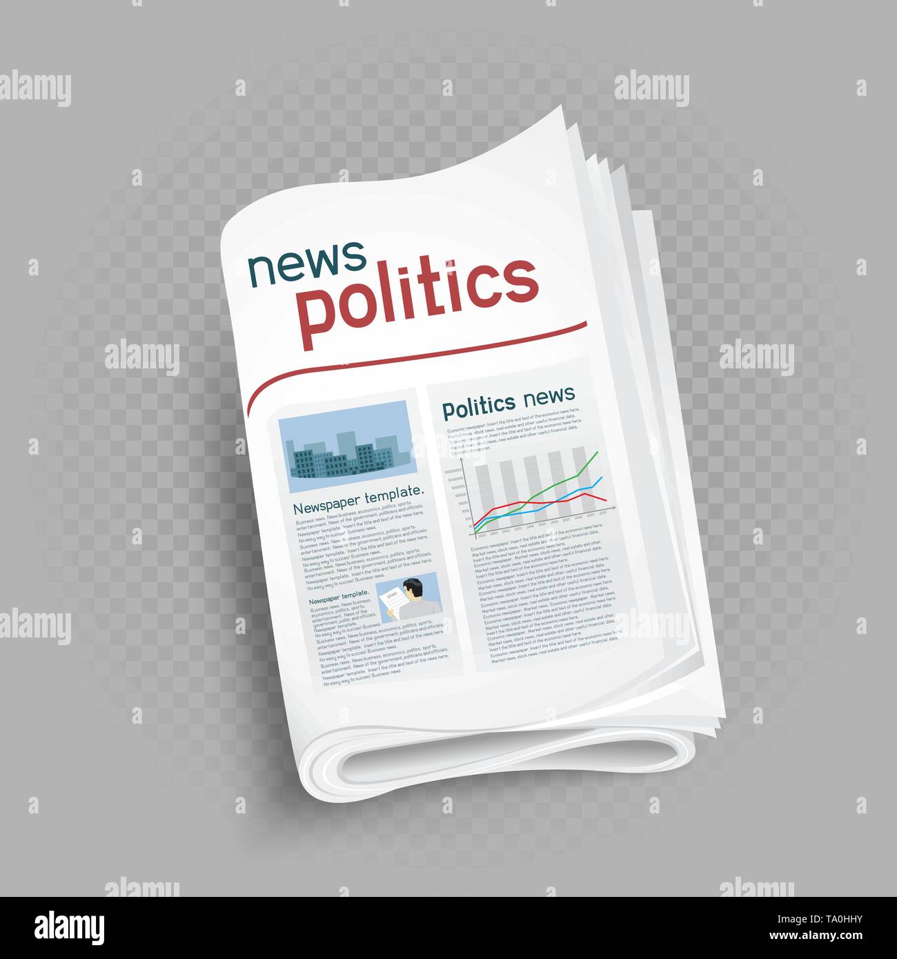 politics newspaper press icon Stock Vector Image & Art - Alamy