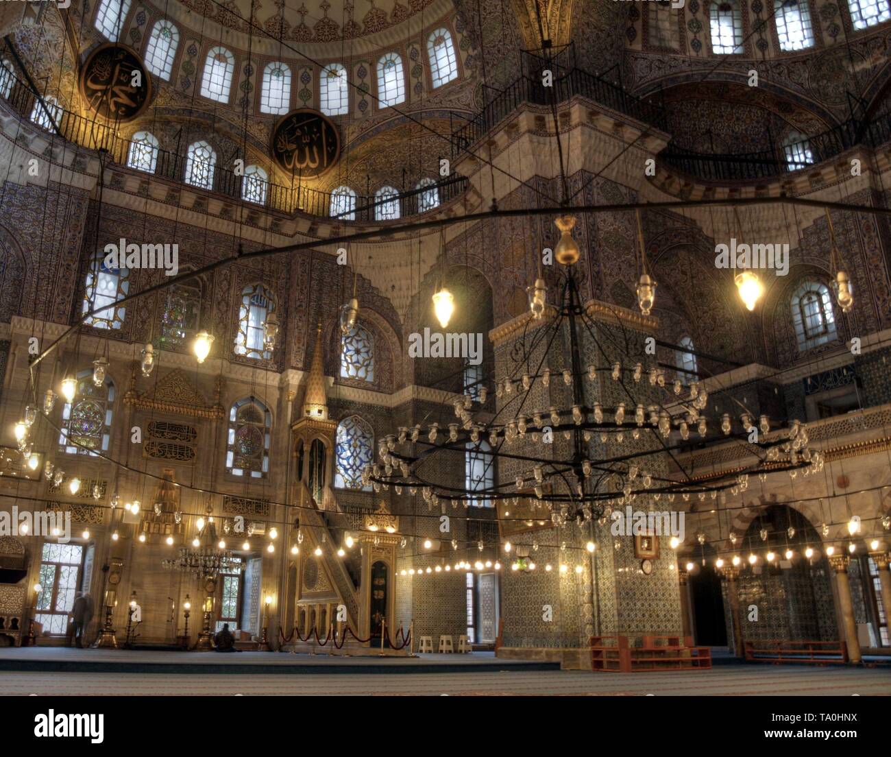 Istanbul turkish street life on a rainy autumn day in november Stock ...